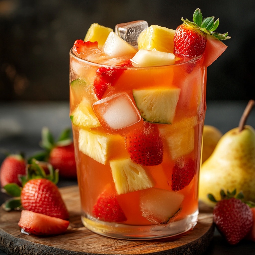 Easy Hwachae Recipe - Refreshing Fruit Punch - High Low Nyc